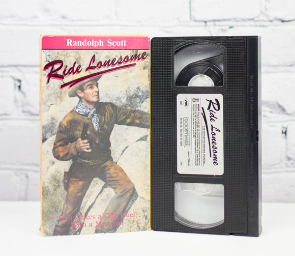 1990 GoodTimes Home Video - Ride Lonesome VHS – Barrio Boutique